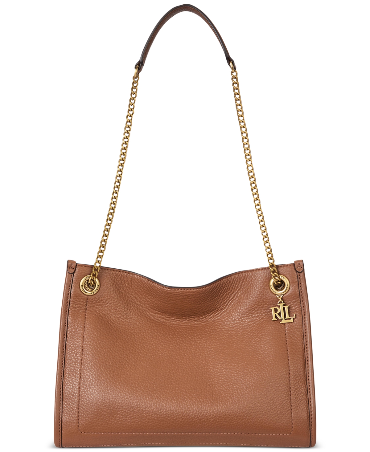 Click here for Lauren Ralph Lauren Bradley Small Pebbled Leather... prices