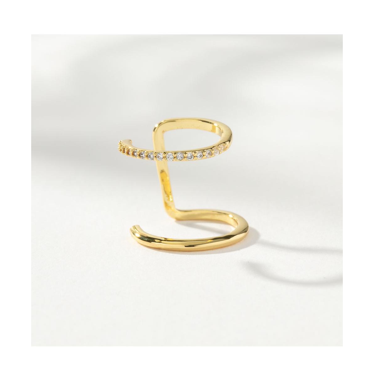 Click here for 14k Gold-Plated Simple Shine Ear Cuff Earring - Go... prices