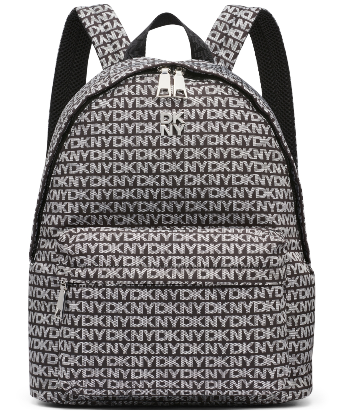 Click here for Dkny Jenny Medium Logo Backpack - Black Logo/ Blac... prices