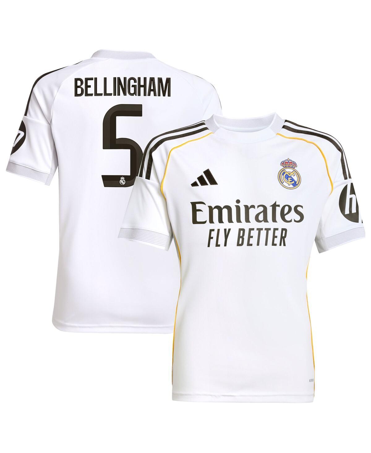 Click here for Adidas Big Boys and Girls Jude Bellingham White Re... prices