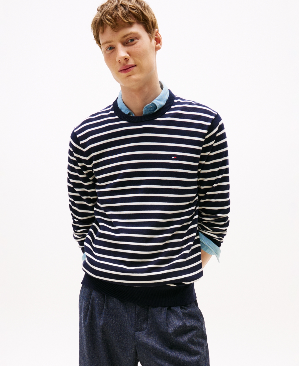 Click here for Tommy Hilfiger Mens Essential Crew Neck Sweater -... prices