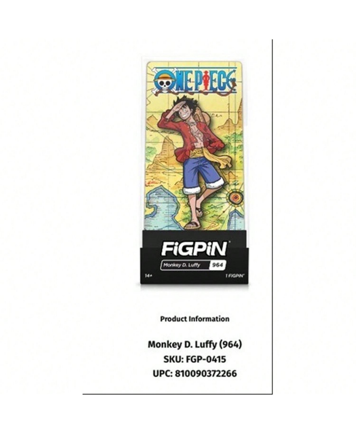 Click here for FiGPiN - One Piece - Monkey D. Luffy Enamel Pin (9... prices