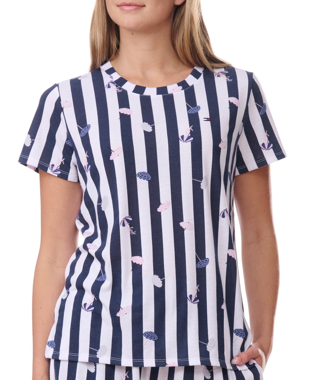 Click here for Tommy Hilfiger Womens Short-Sleeve Crewneck Sleep... prices