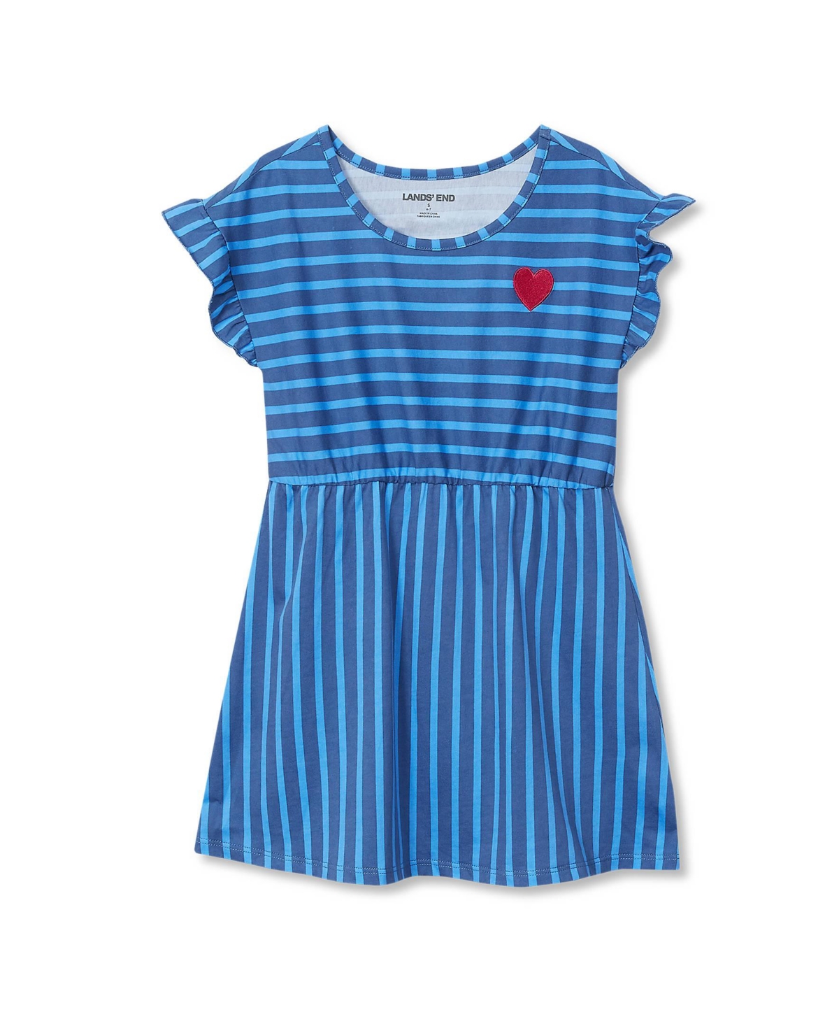 Click here for Lands End Girls Short Sleeve Gathered Waist Tunic... prices