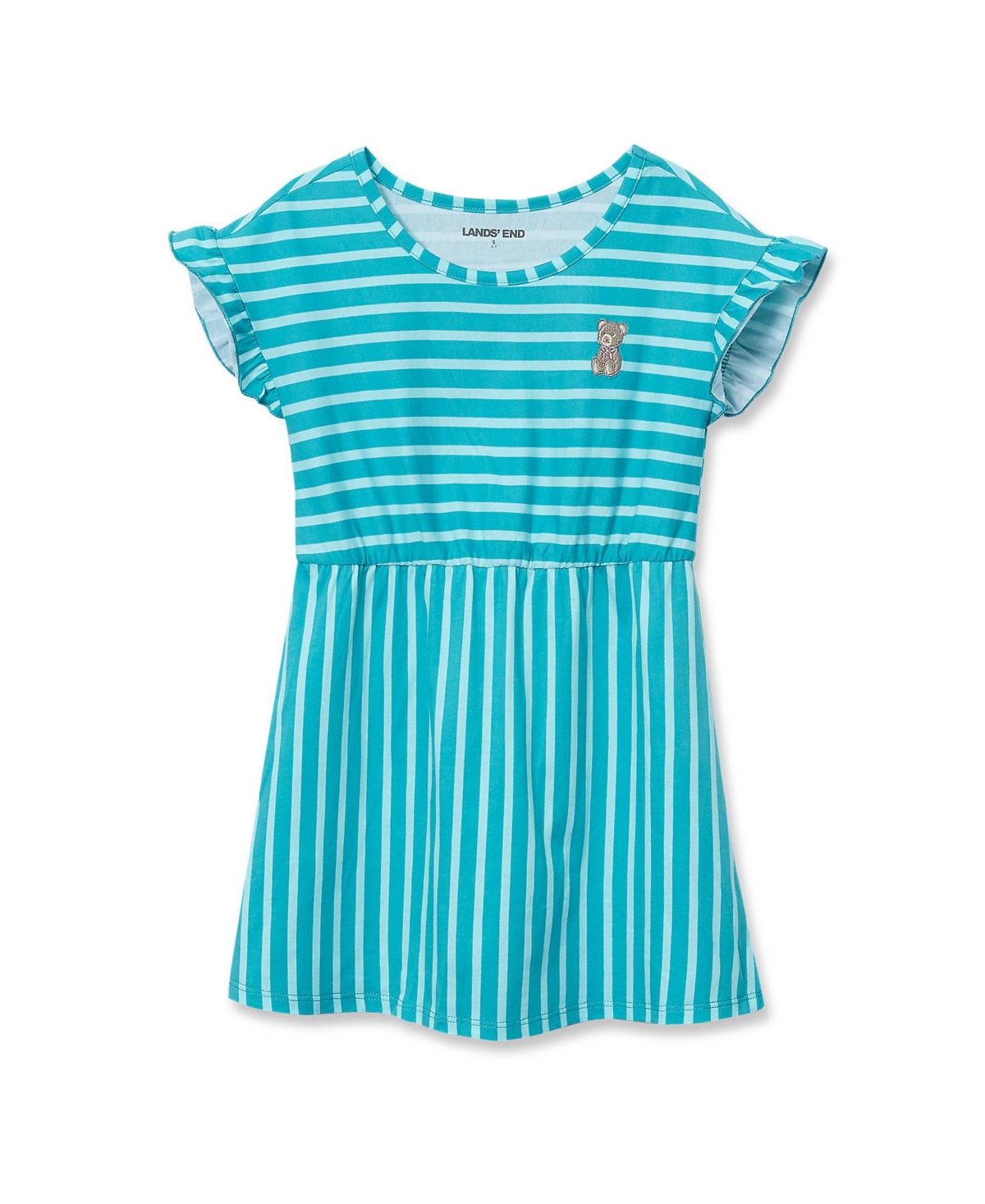Click here for Lands End Girls Short Sleeve Gathered Waist Tunic... prices