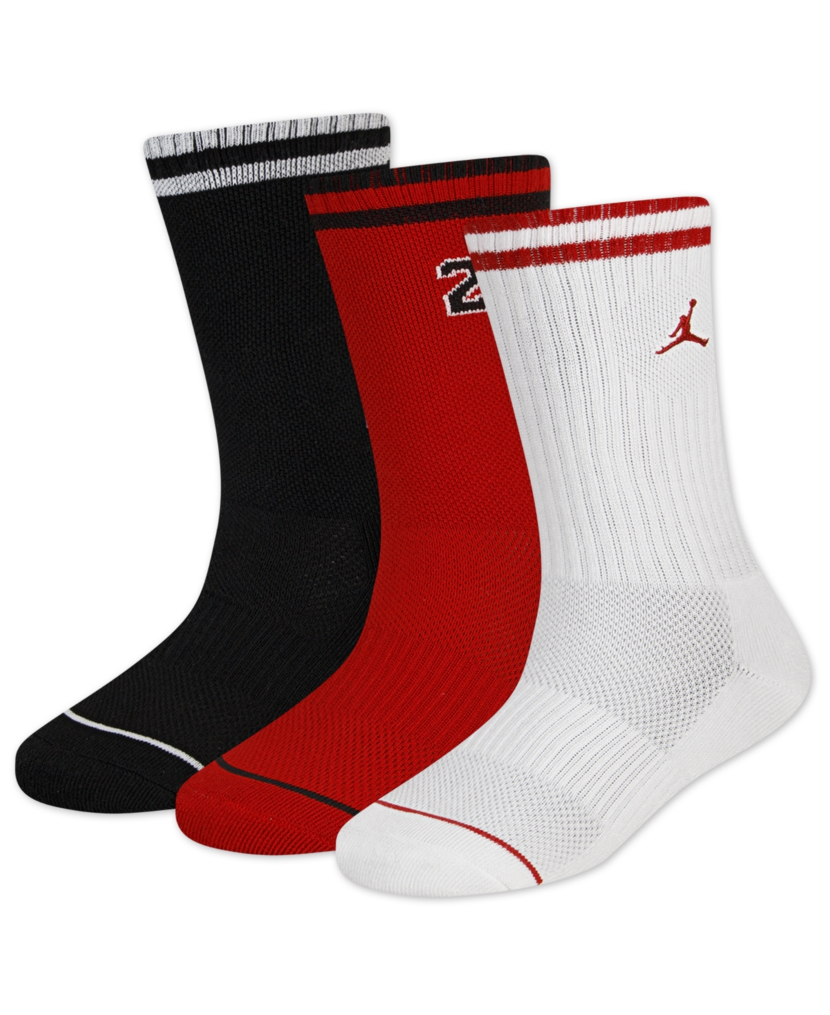 Click here for Jordan Big Boys 3-Pack Varsity Jersey Crew Socks -... prices