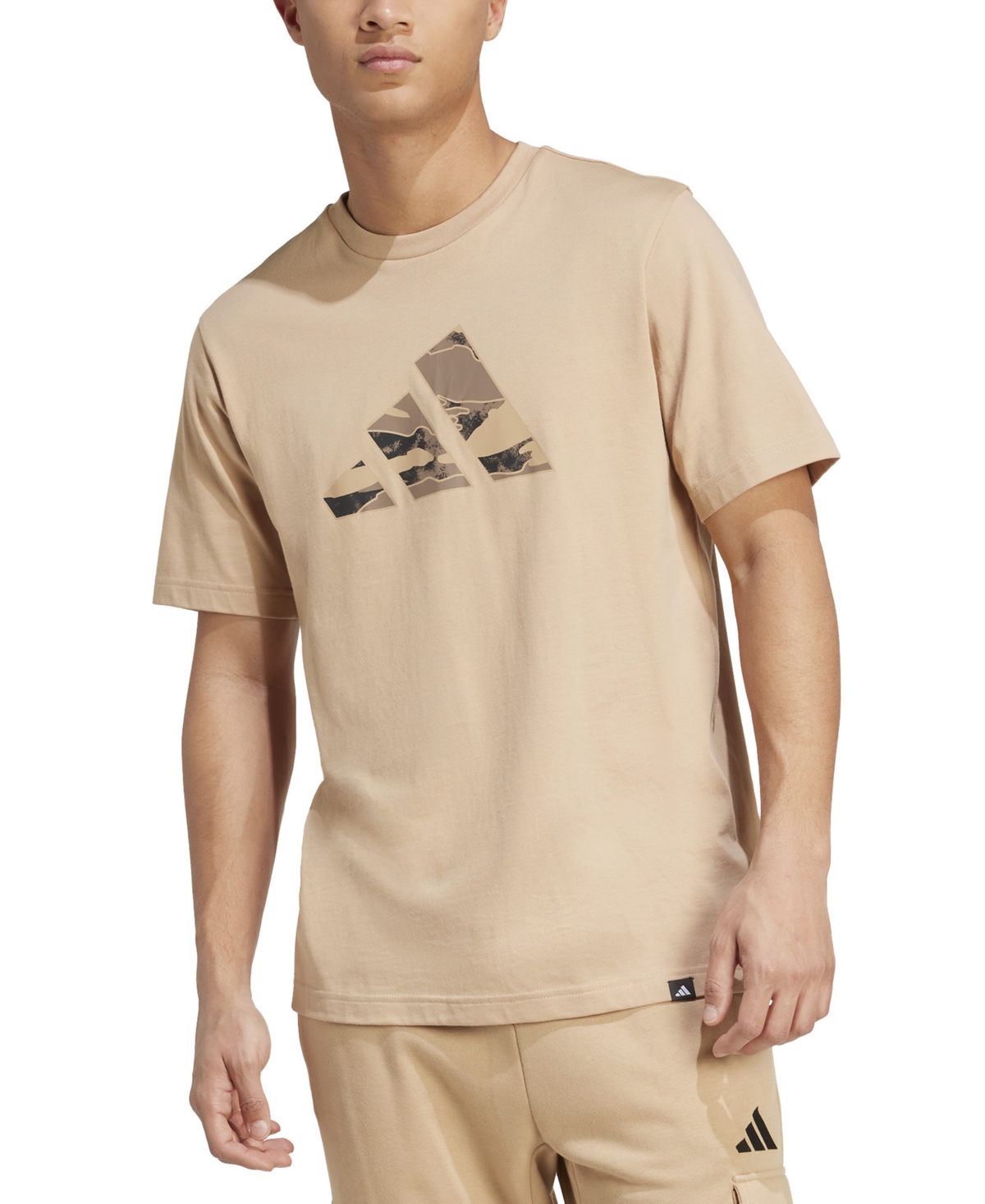 Click here for adidas Mens Cotton Camo Logo Graphic T-Shirt - San... prices