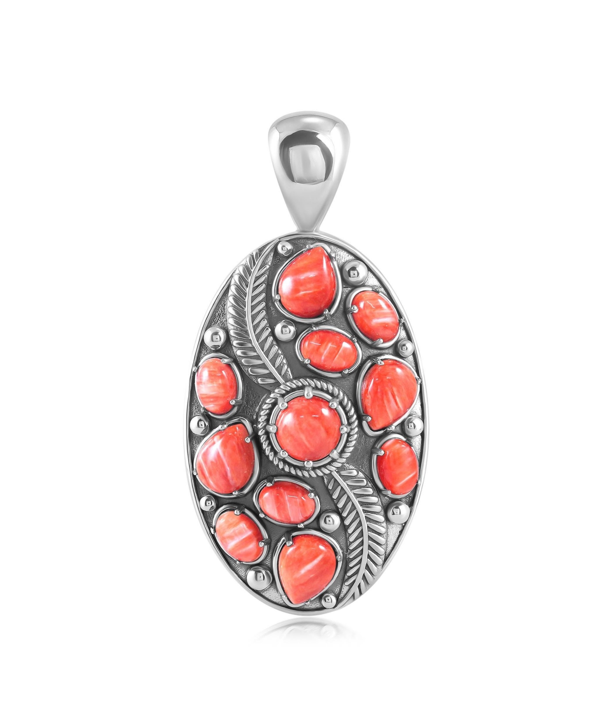 Click here for American West Jewelry Sterling Silver Red Spiny Oy... prices