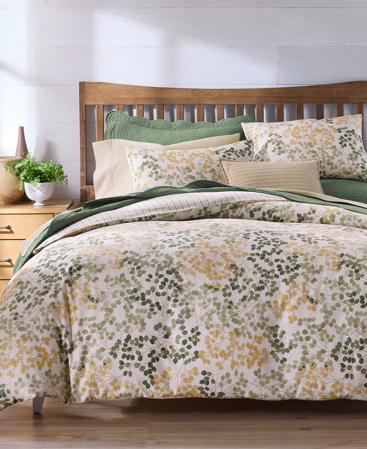 Click here for Charter Club Alder Leaves 3-Pc. Duvet Set  King  M... prices