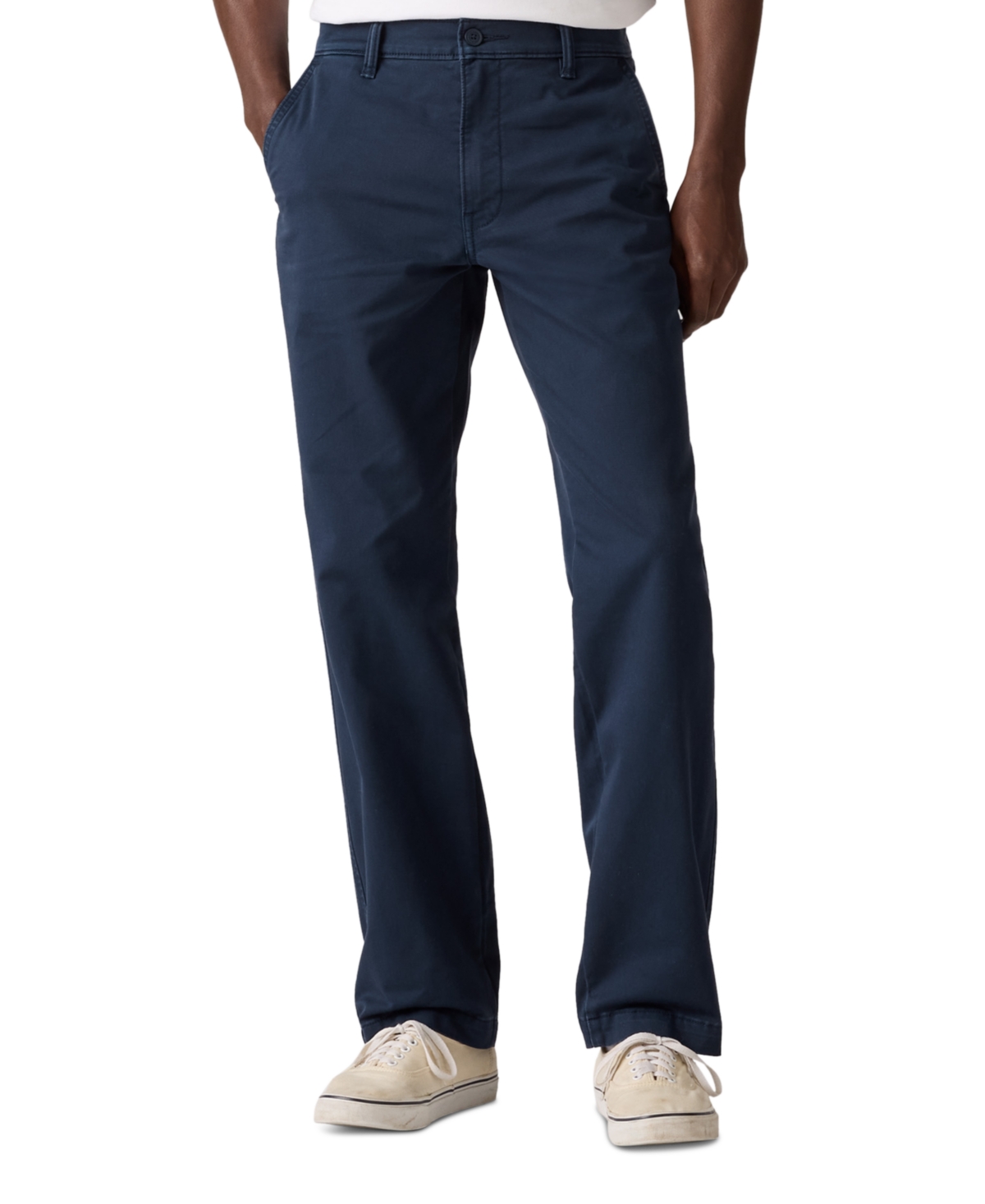 Click here for Levis Mens Relaxed Straight Fit Chinos - Navy Blaz... prices