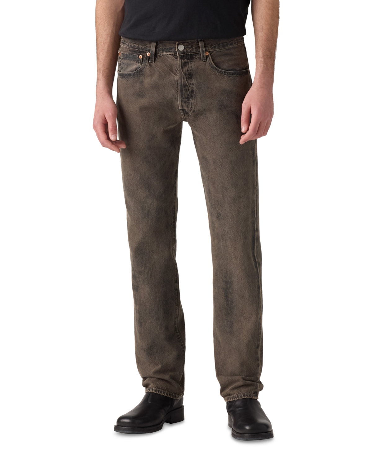 Click here for Levis Mens 501 Original Fit Button Fly Stretch Jea... prices