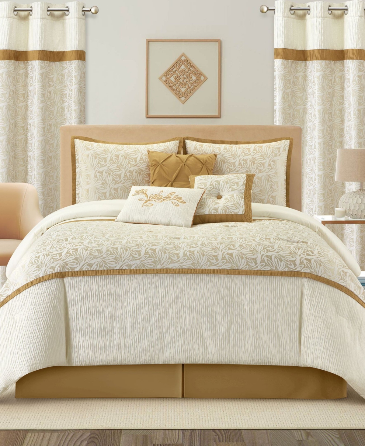 Click here for Stratford Park Marisella Leaves 9-Pc. Comforter Se... prices