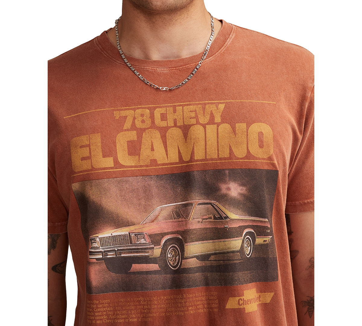 Click here for Lucky Brand Mens Short Sleeve Chevy El Camino Grap... prices