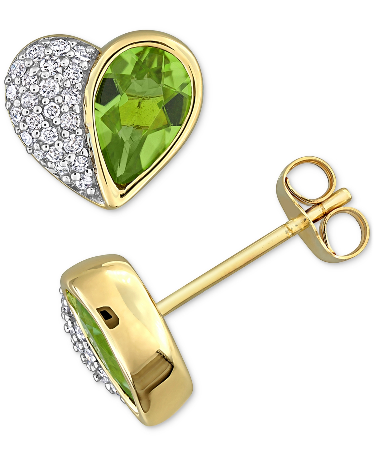 Click here for Peridot (1-1/2 ct. t.w.) & Diamond (1/5 ct. t.w.)... prices