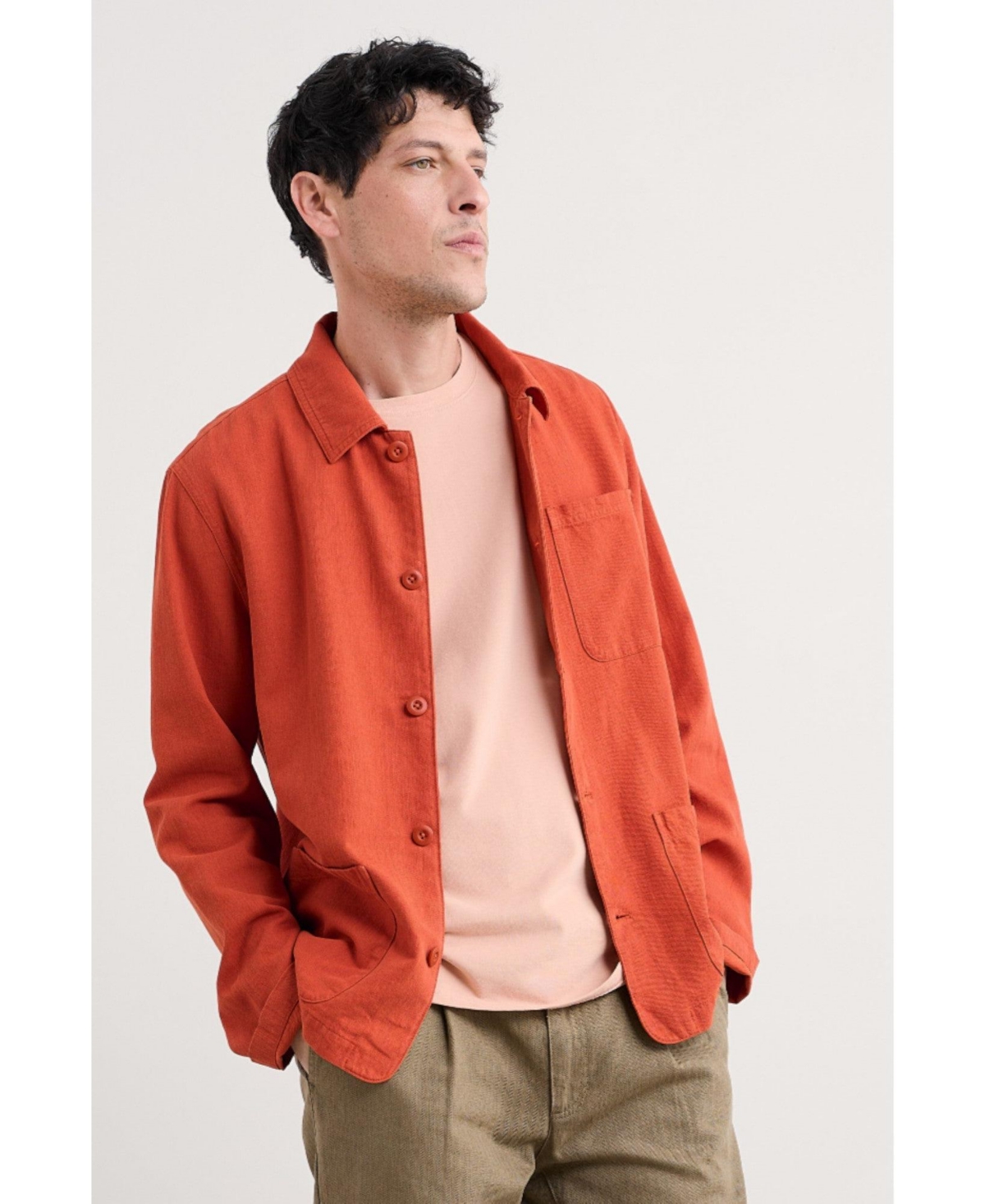 Seasalt Cornwall Mens Well Wright Jacket - Jasper