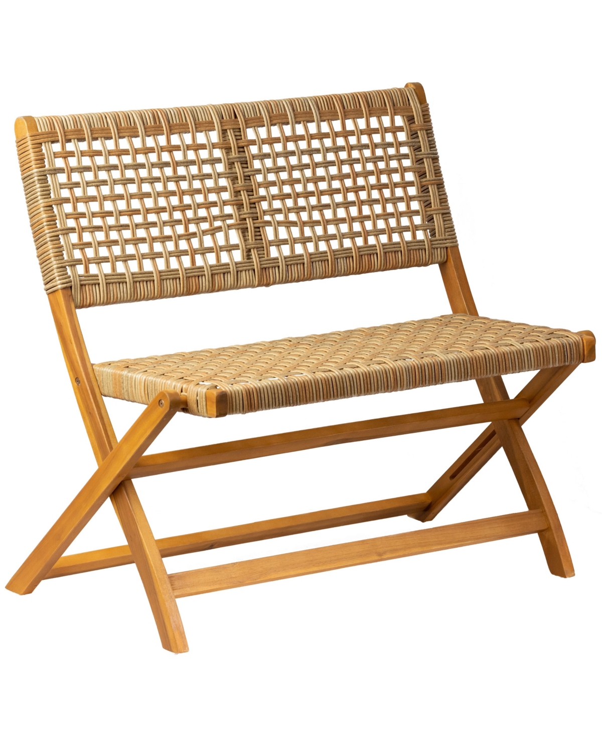 Click here for Nordlys - Acacia Wood and Rope Outdoor Bench Exoti... prices