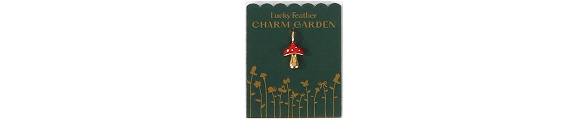 Click here for Lucky Feather Charm Garden - Gold - Mushroom Charm prices