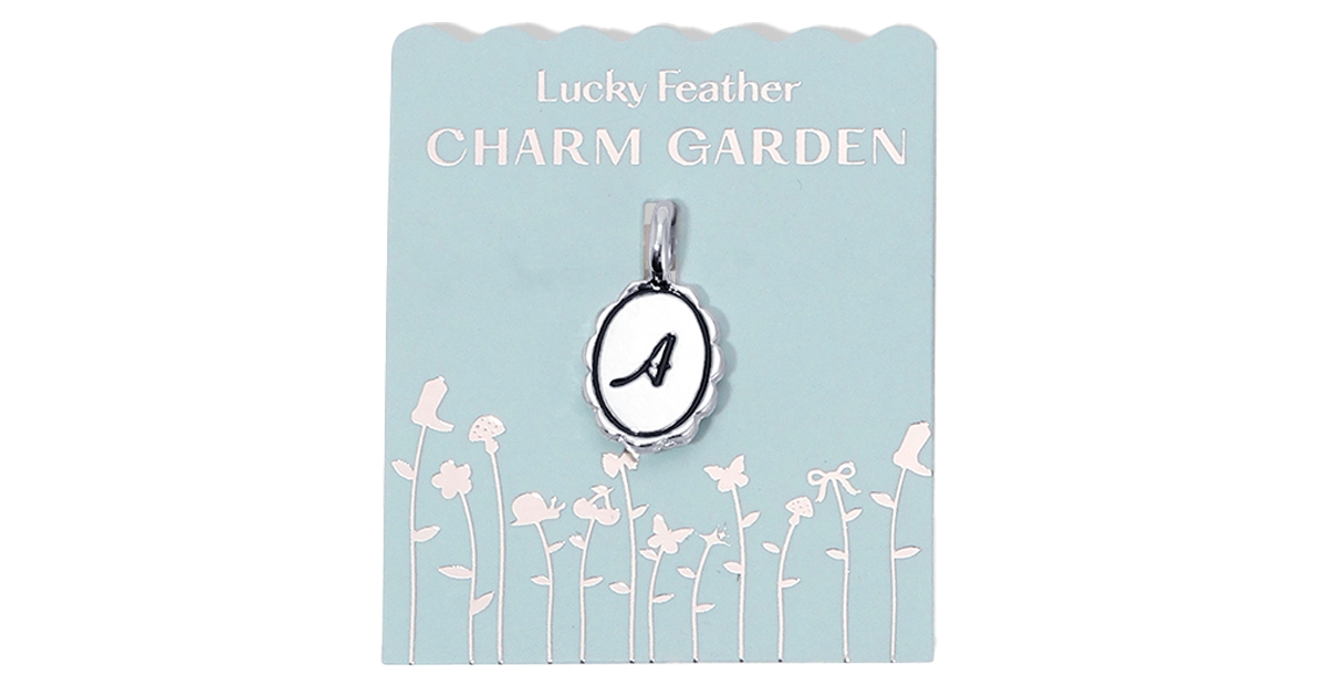 Click here for Lucky Feather Charm Garden - Silver - Scalloped In... prices