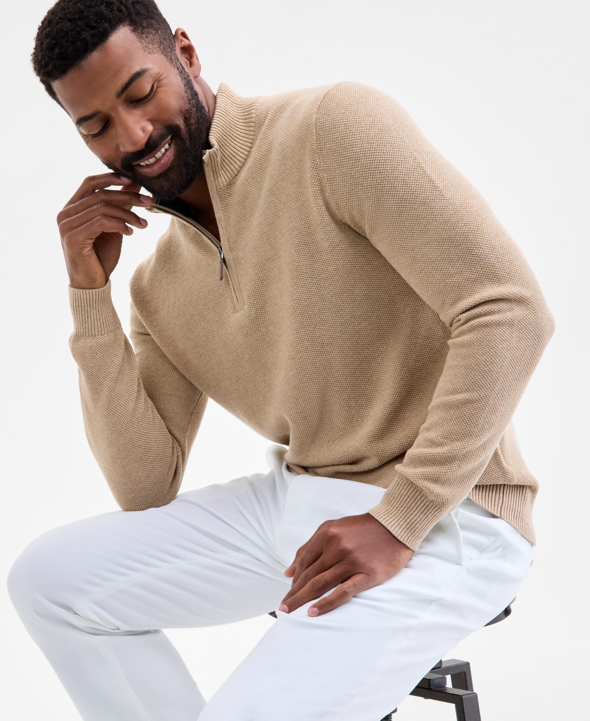 Click here for Club Room Mens Quarter-Zip Sweater  Macys Exclusiv... prices
