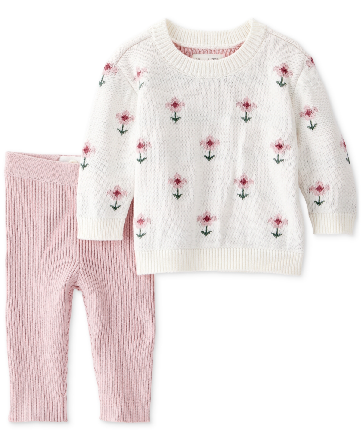 Click here for Carters Baby Girls 2-Piece Floral Sweater-Knit Top... prices