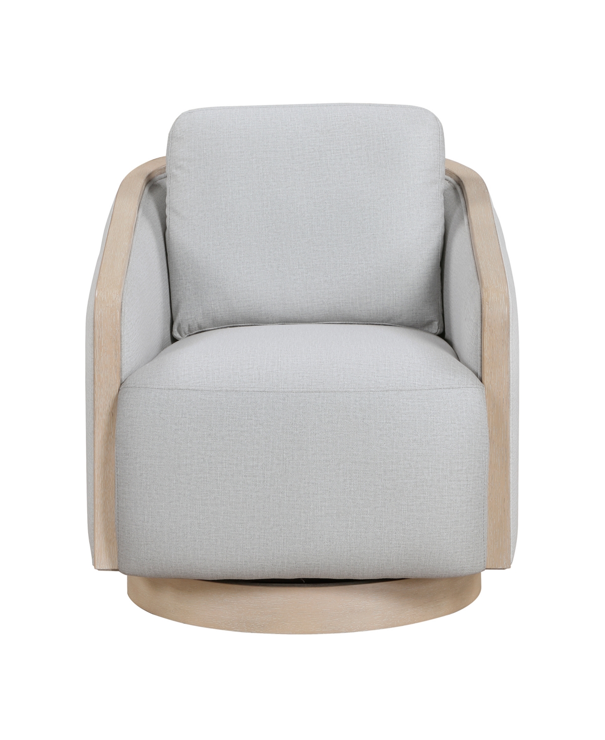 Click here for Homelegance 19 Polyester Kyrie Swivel Chair - Gray prices