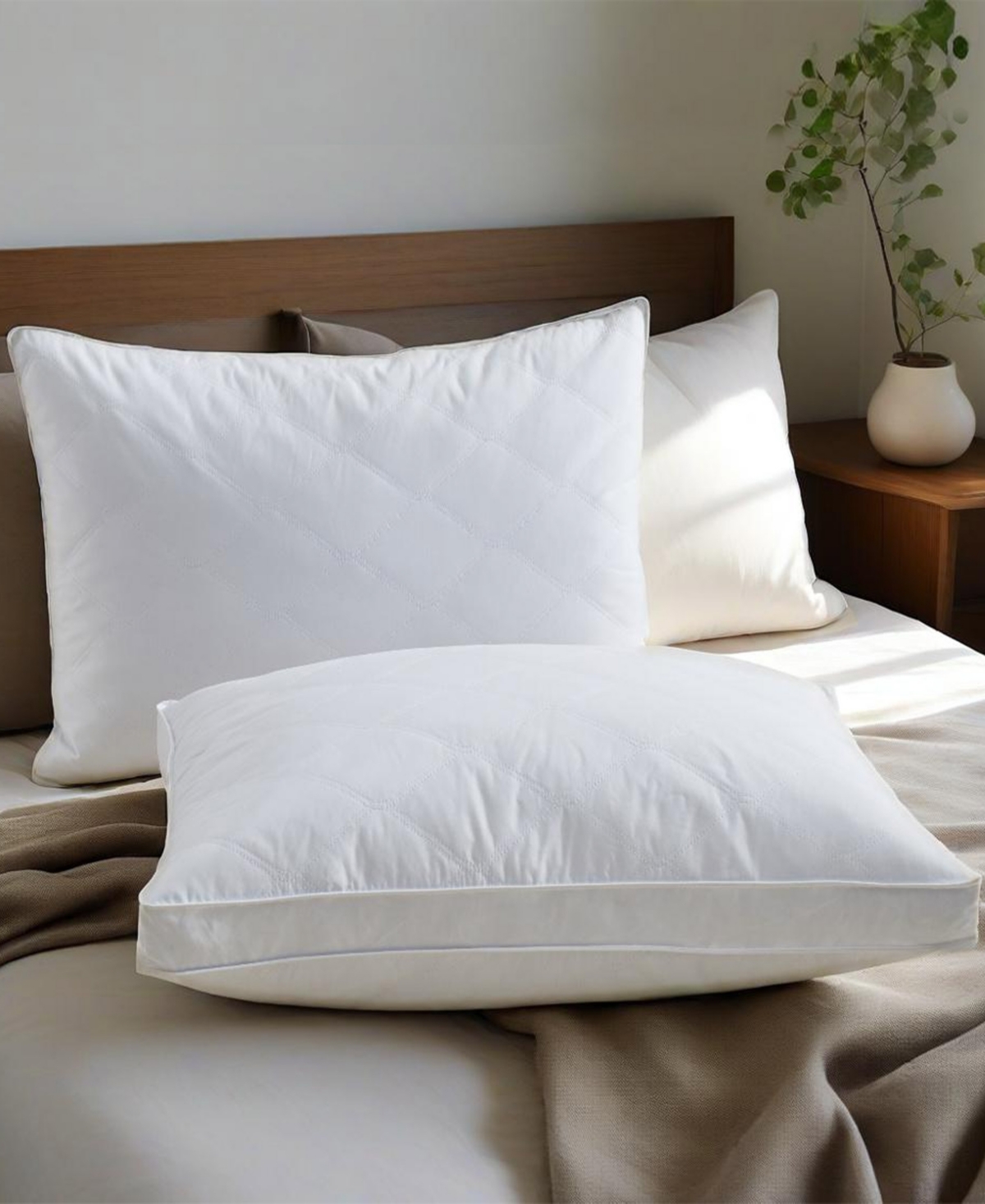 Click here for Unikome Medium Density Goose Feather Gusset 2-Pack... prices