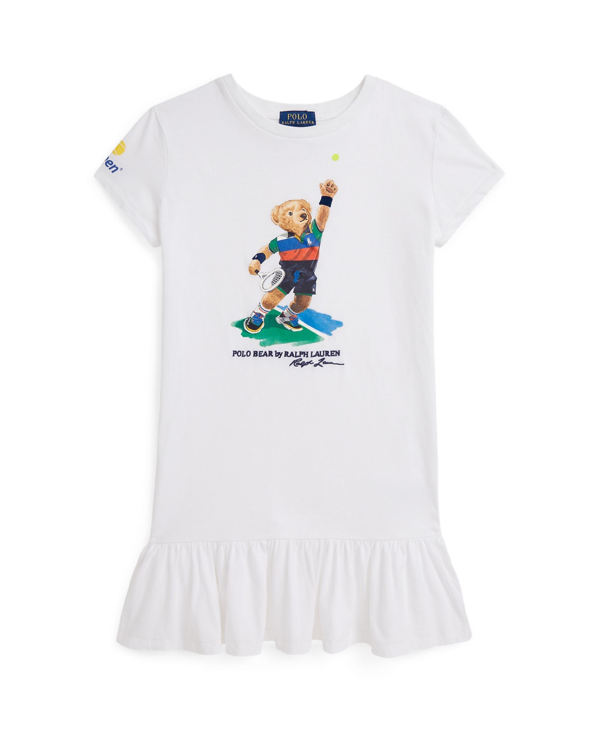 Click here for Polo Ralph Lauren Big Girls Us Open Polo Bear Cott... prices