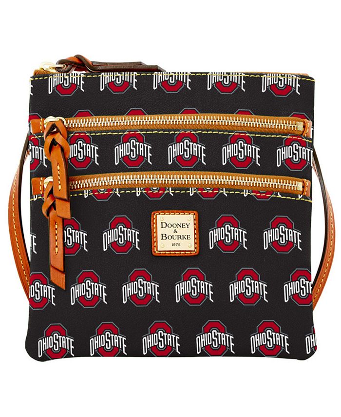 Dooney & Bourke Ohio State Buckeyes Triple Zip Crossbody Bag - Macy's