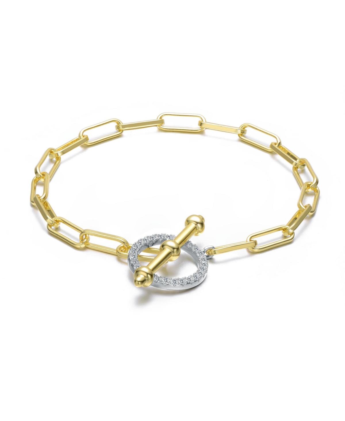 Click here for Rachel Glauber Two-Tone with Clear Cubic Zirconia... prices