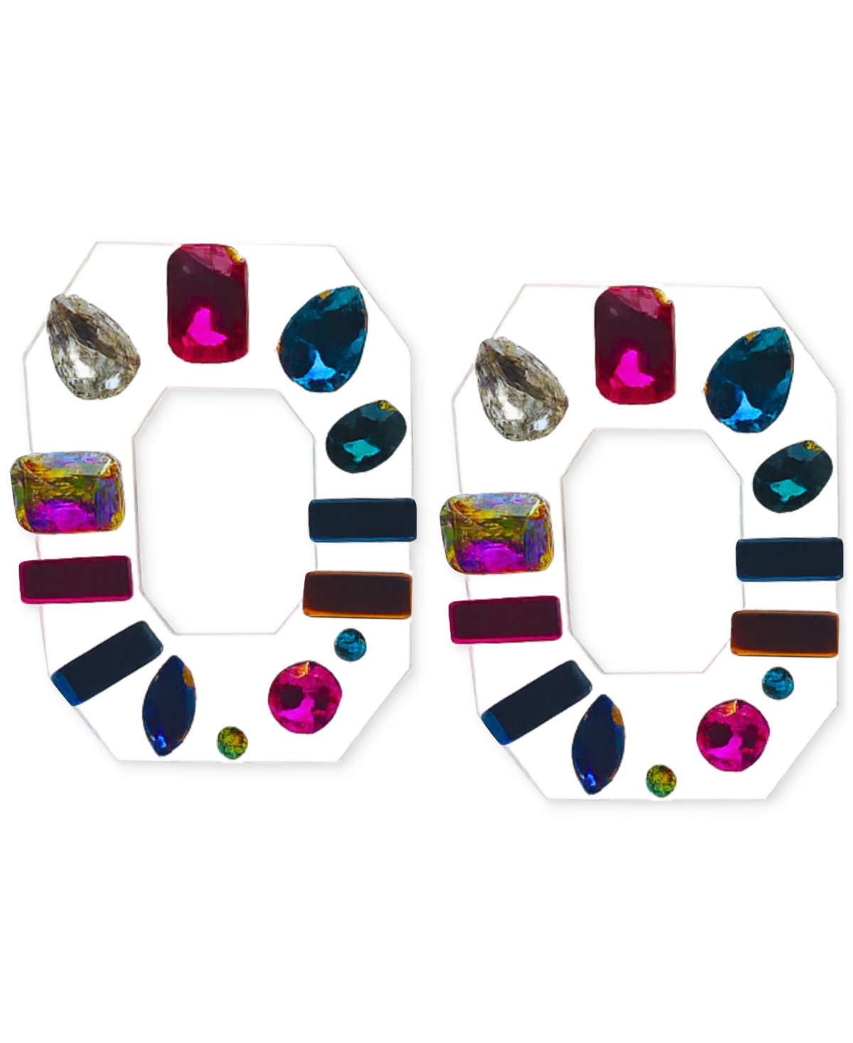 Click here for Swanky Designs Demi Carnival Multi-Stone Earrings... prices