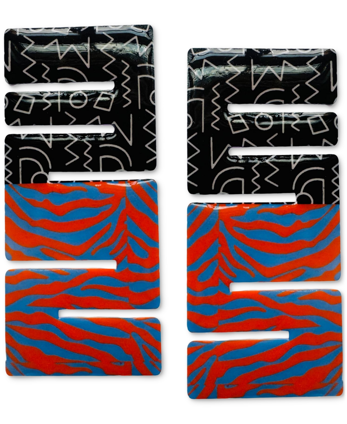 Click here for Swanky Designs Dream Minis Geometric Statement Ear... prices