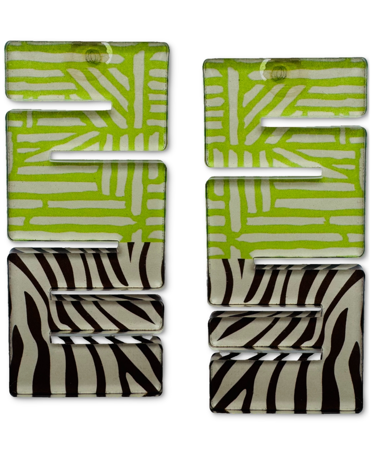 Click here for Swanky Designs Dream Minis Geometric Statement Ear... prices