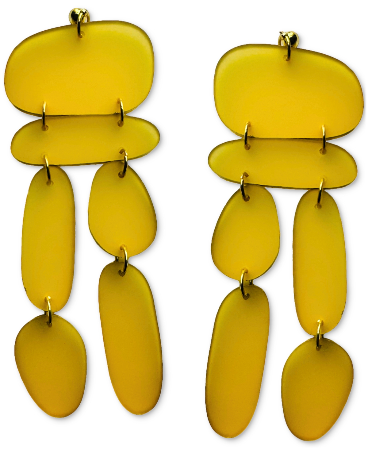 Click here for Swanky Designs Harlow Dangle Sculptural Earrings -... prices