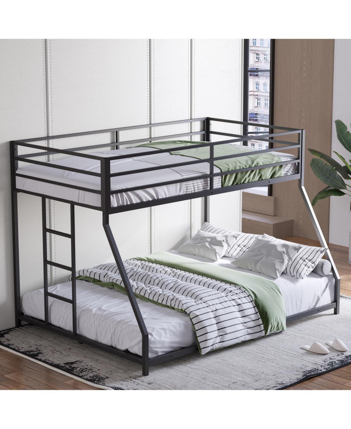 Click here for Streamdale Furniture Metal Bunk Bed Twin Over Full... prices