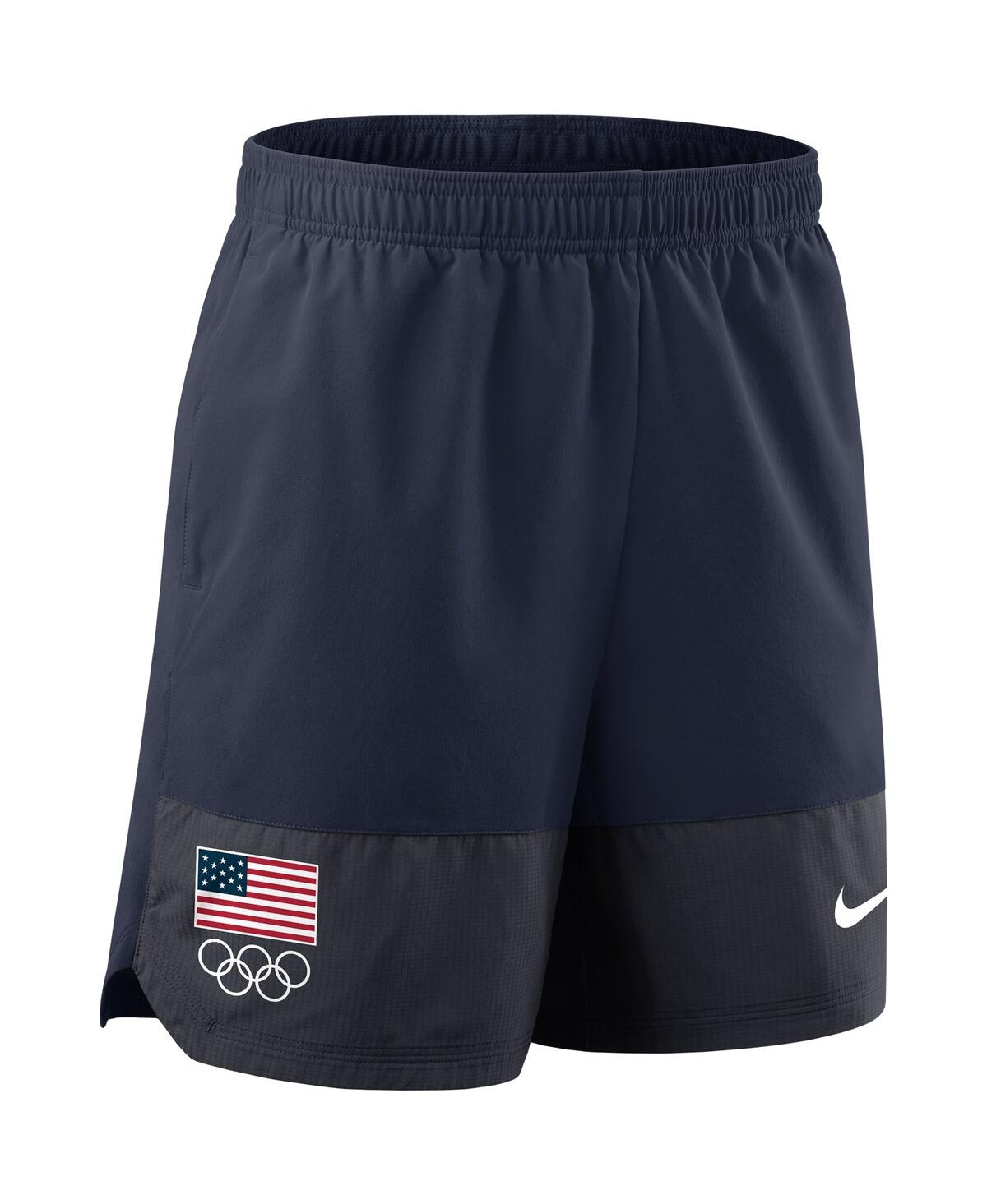 Click here for Nike Mens Navy Team Usa Woven Performance Shorts -... prices