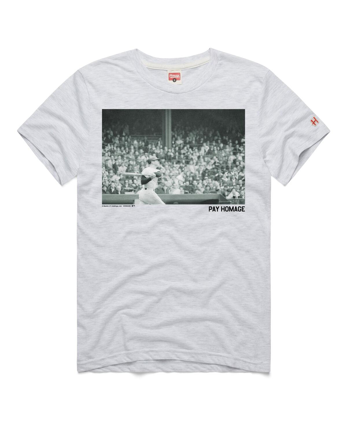 Click here for Homage Mens Mickey Mantle Ash New York Yankees Gra... prices