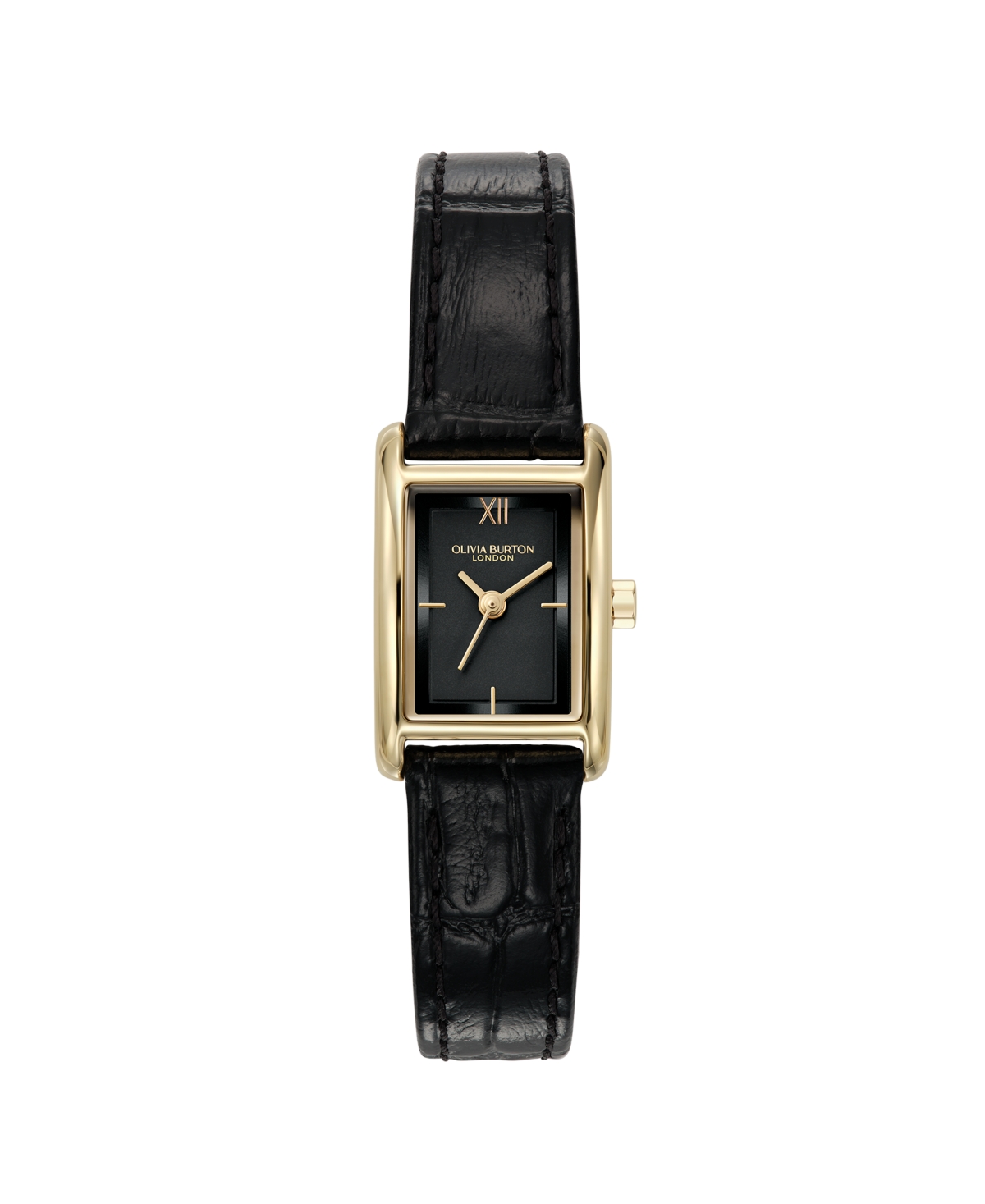 Click here for Olivia Burton Womens Mini Grove Black Leather Calf... prices