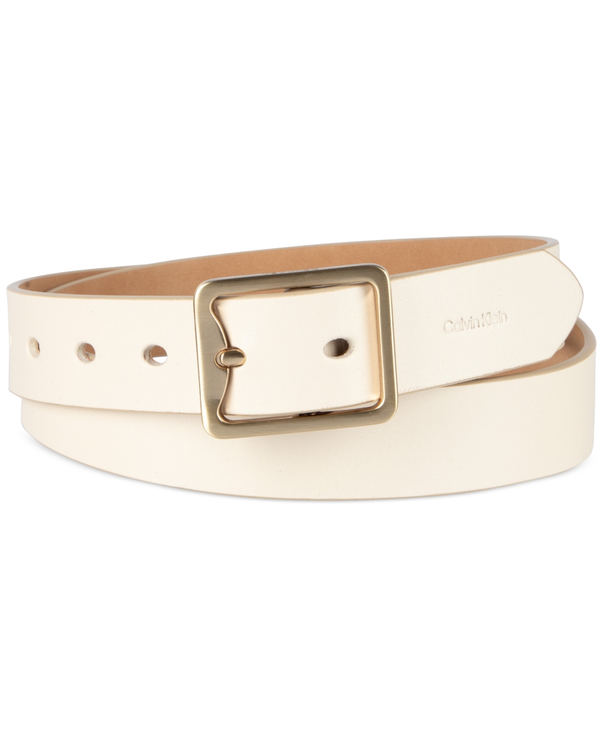 Click here for Calvin Klein Forged Center-Bar-Buckle Dress Belt -... prices