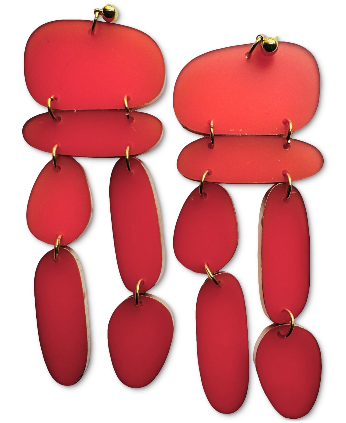Click here for Swanky Designs Harlow Dangle Sculptural Earrings -... prices