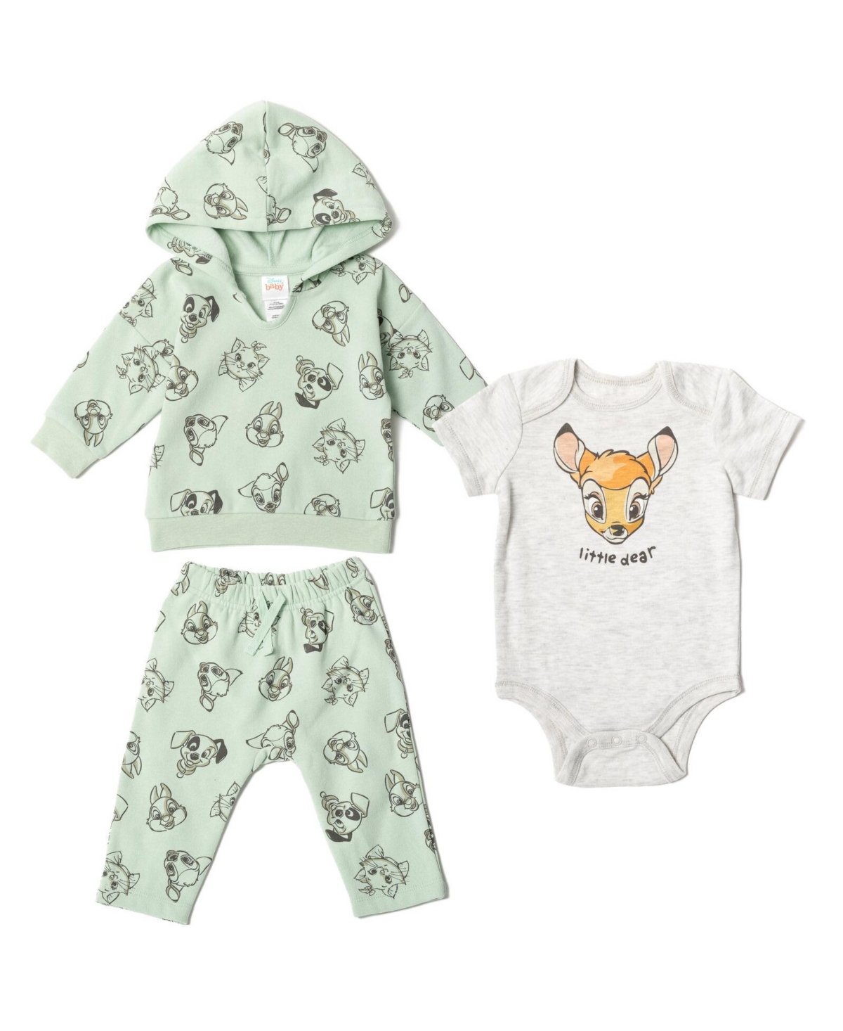 Click here for Bambi Baby Boys Fleece Pullover Hoodie  Bodysuit a... prices