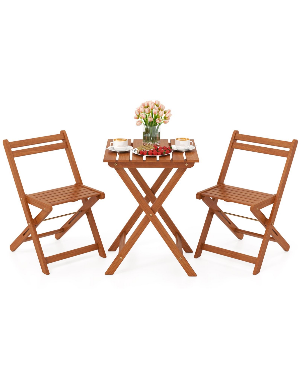 Click here for Slickblue Space-Saving 3-Piece Outdoor Seating Set... prices