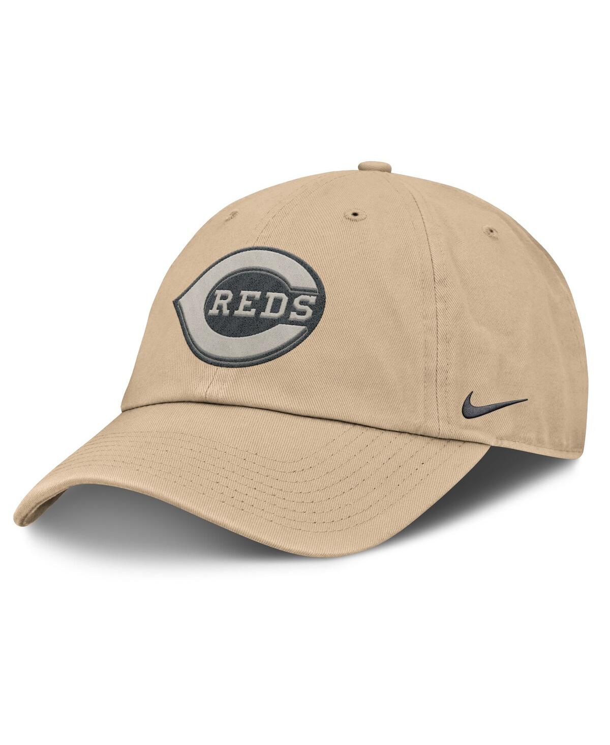 Click here for Nike Mens Khaki Cincinnati Reds Club Adjustable Ha... prices