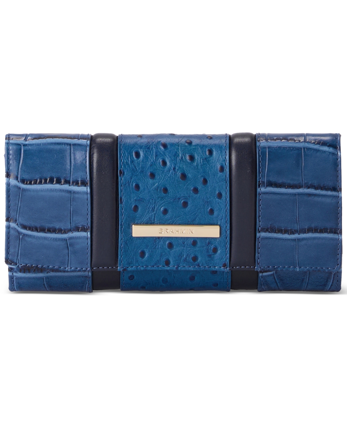 Click here for Brahmin Cordelia Leather Wallet - Retro Blue Skye prices