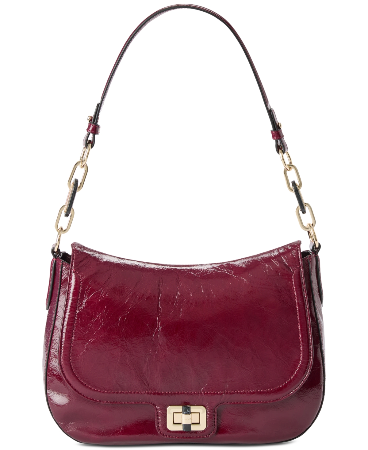 Click here for Brahmin Kristin Small Leather Shoulder Bag - Cherr... prices
