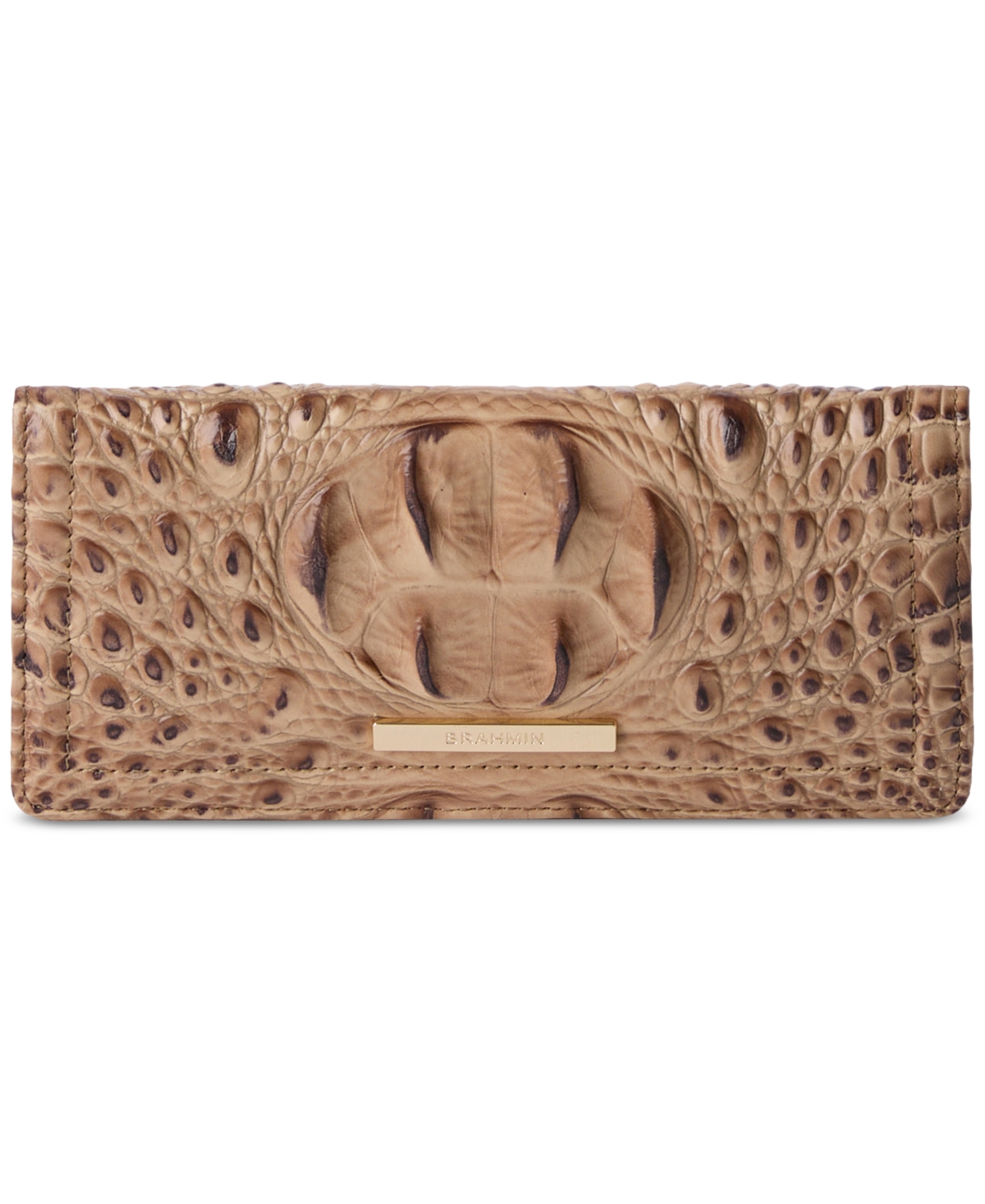 Brahmin Ady Alden Road Leather Continental Wallet - Toffee Alden Road