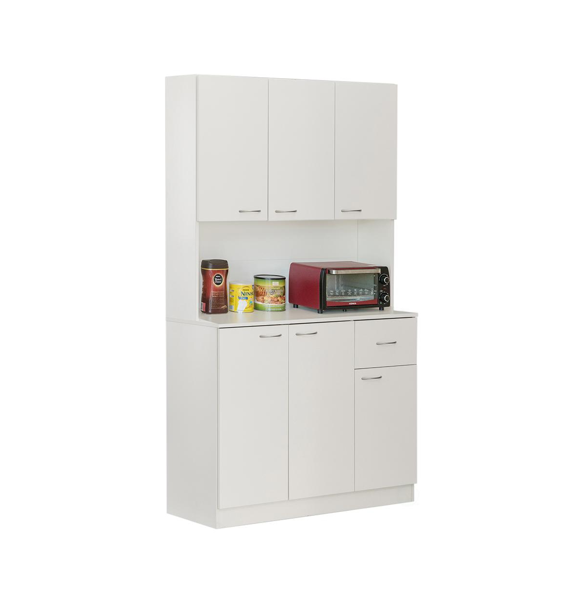 Click here for Basicwise Wooden Kitchen Pantry Storage Cabinet wi... prices