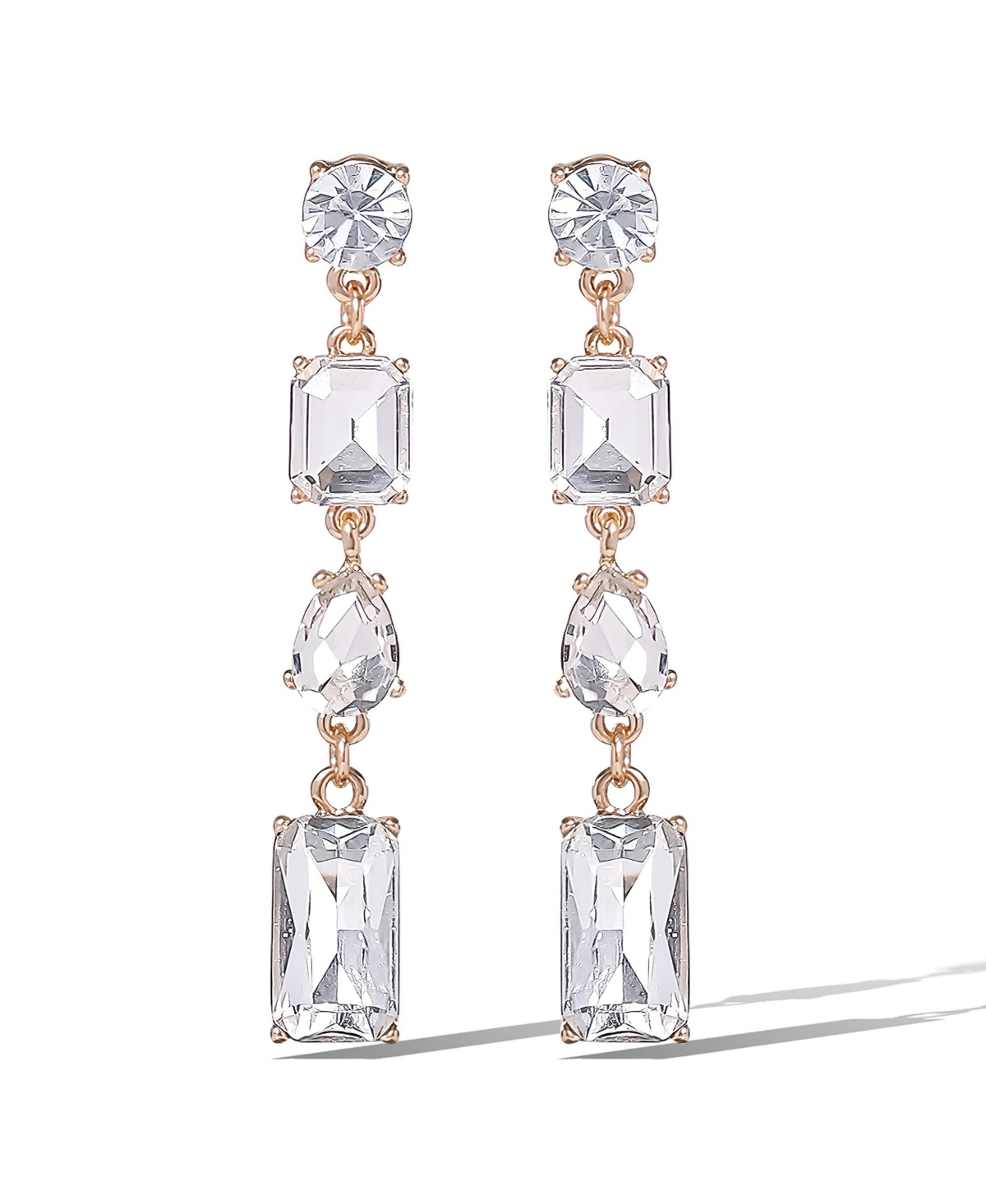 Click here for Jessica Simpson Crystal Cascade Statement Earrings... prices