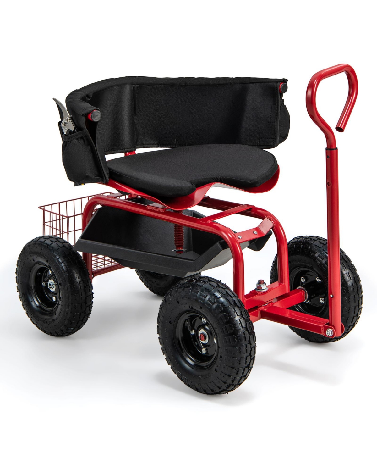 Click here for Hitway Adjustable Rolling Garden Cart with Swivel... prices