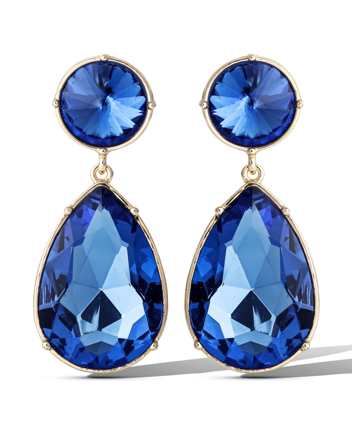 Click here for Jessica Simpson Blue Teardrop Statement Earrings -... prices