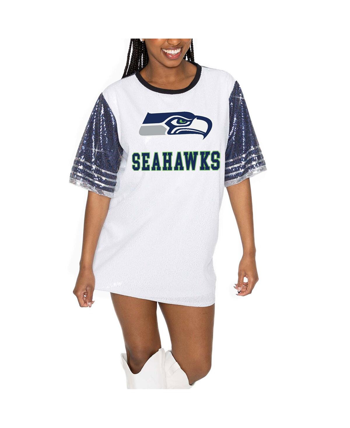 Click here for Gameday Couture Womens White/College Navy Seattle... prices